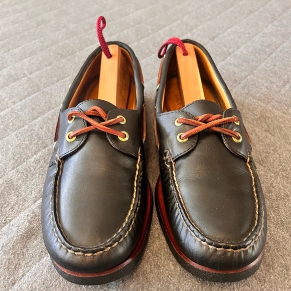 Sperry | Shoes | Sperry Gold Cup 95 Ao 2 Eye Topsider Black Buttery ...